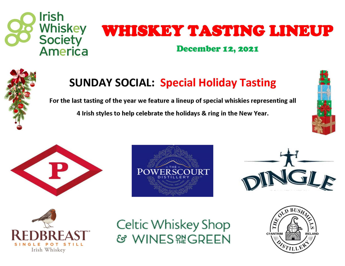 IWSA Tasting Lineup-President's Holiday Special – Irish Whiskey USA