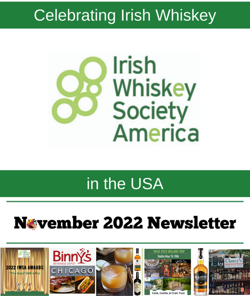 IWSA Newsletter - November 2022 – Irish Whiskey USA