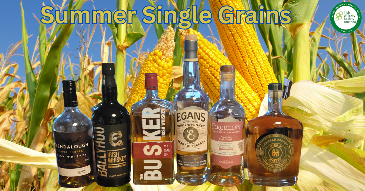 IWSA Tasting Lineup - Summer Single Grains – Irish Whiskey USA